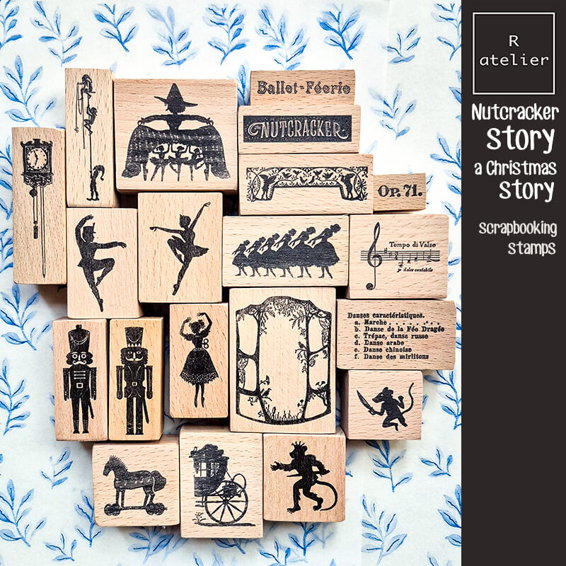 Nutcracker Story Christmas Tale Scrapbooking Wooden Stamp – R.atelier
